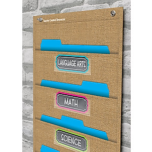 Teacher Created Resources Chalkboard Brights Labels (TCR20871) and Mini Accents (5620)