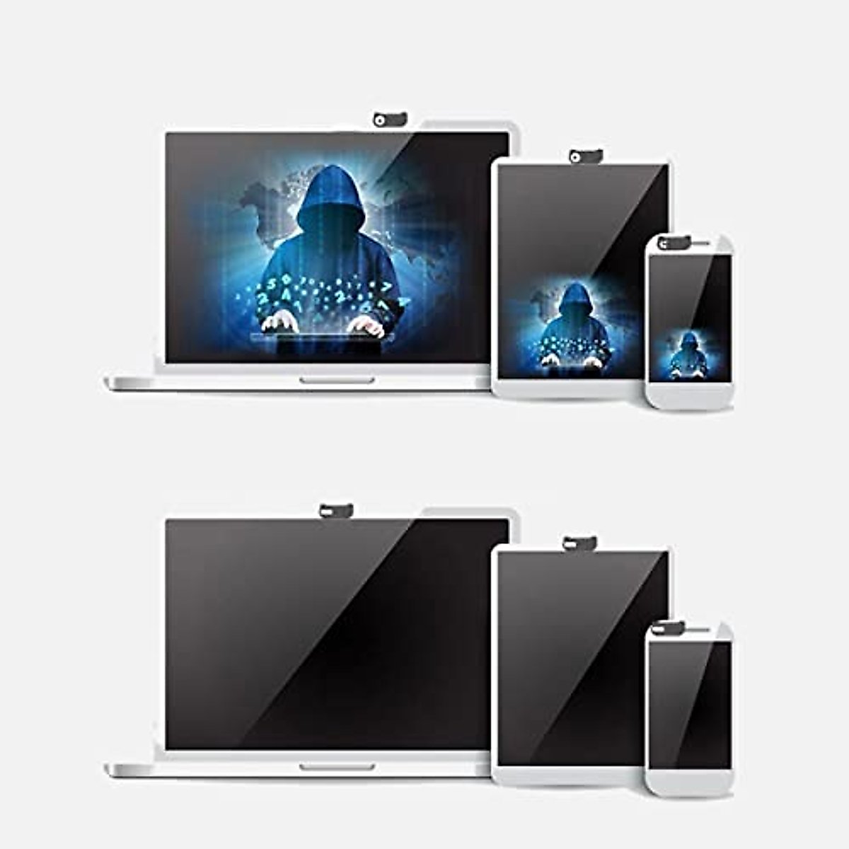 SOLUSTRE Ipads 9 pcs with Notebook Covers Slide Lens Cat for Privacy Mobile Computor Laptop Camera Thin Cover Phone Round Computer Wipe Webcam Anti-Hacker Desktop Computer