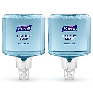 PURELL Brand HEALTHY SOAP Gentle and Free Foam, Fragrance Free, 1200 mL Refill for PURELL ES8 Automatic Soap Dispenser (Pack of 2) - 7772-02 - Manufactured by GOJO, Inc.