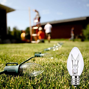 SCOMX 14-Pack,15 Watt Himalayan Salt Lamp Bulb, Salt Lamp Light Bulb, Electric Window Candle Bulb