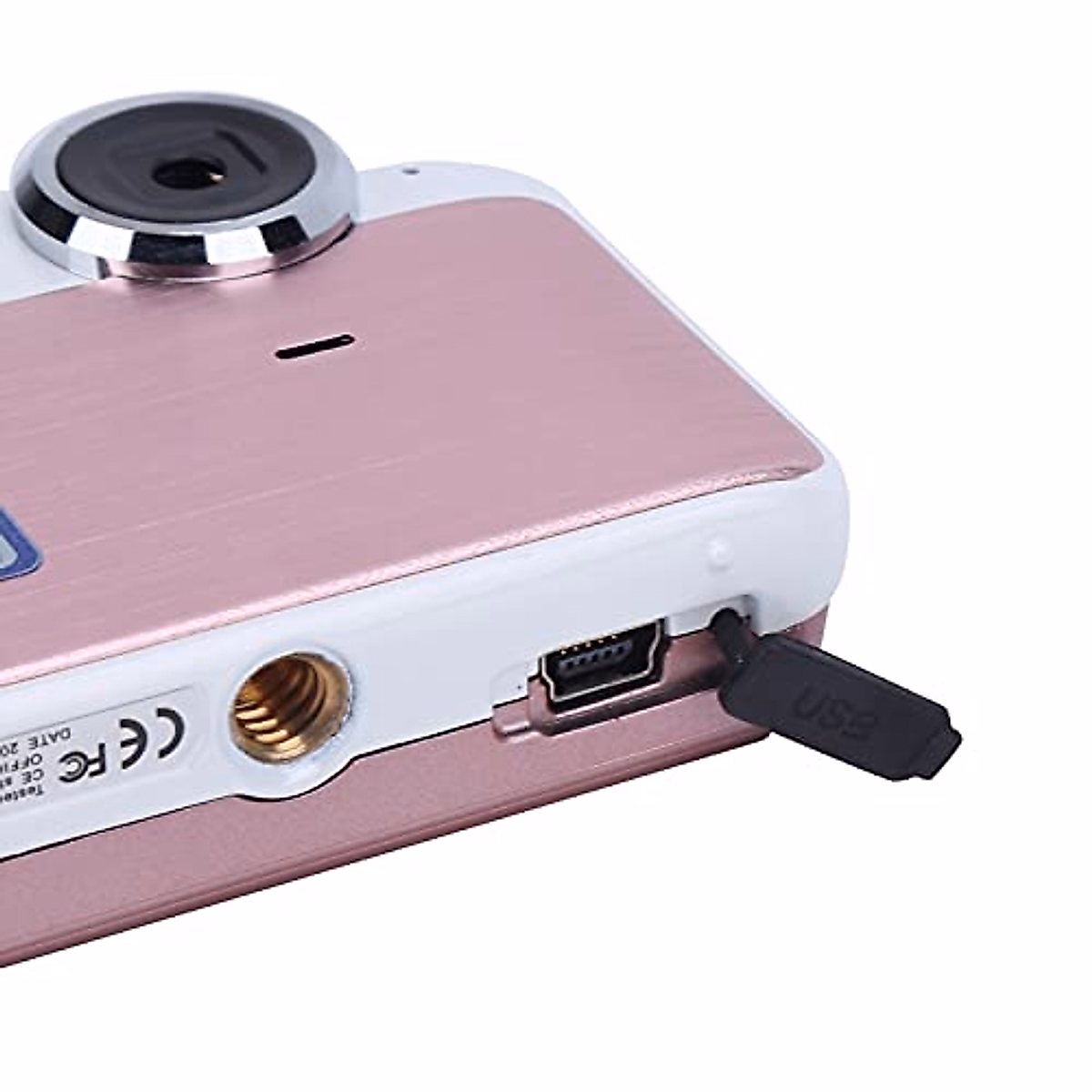 Kids Digital Video Camera, 40MP Children's Camera with 2.4Inch Screen for Boys Girls and Beginners, Video Selfie Camera with 16X HD Zoom Gift for Family/Friends(Pink)