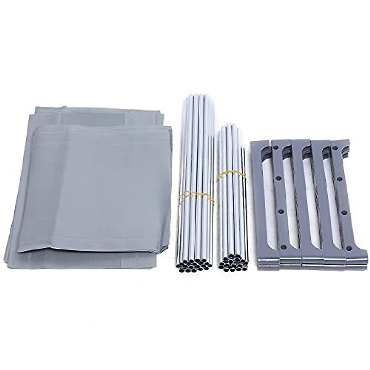 WOQLIBE 4 Tiers Bookcase, Storage Rack Display Bookshelf for Storing Books, Toys, Clothes and Snacks, Open Waterproof Metal Large Space Corner Stand- Solid Organizer for Kitchen, Living Room, Bedroom