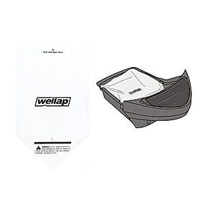 Waste Drawer Liners for Litter Box Automated by Wellap - 75 Pack - 9-11 Gallons - 23.5" x 29" Replacement Liners Cat Pan Waste Bin