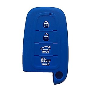 Rpkey Silicone Keyless Entry Remote Control Key Fob Cover Case protector Replacement Fit For Hyundai Elantra GT Genesis Genesis Coupe Sonata Veloster Tucson Kia Optima Rio Forte Koup Soul Sportage