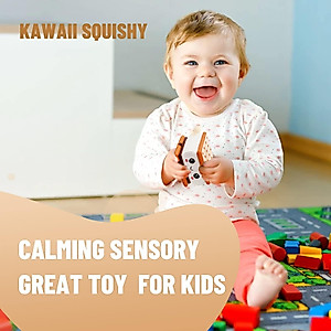 Anboor Squishies Smore Slow Rising Squishy Toy for Kids Soft Cookies Sandwich Scented Stress Relief Realistic Food Cute Squeeze Squish Toy