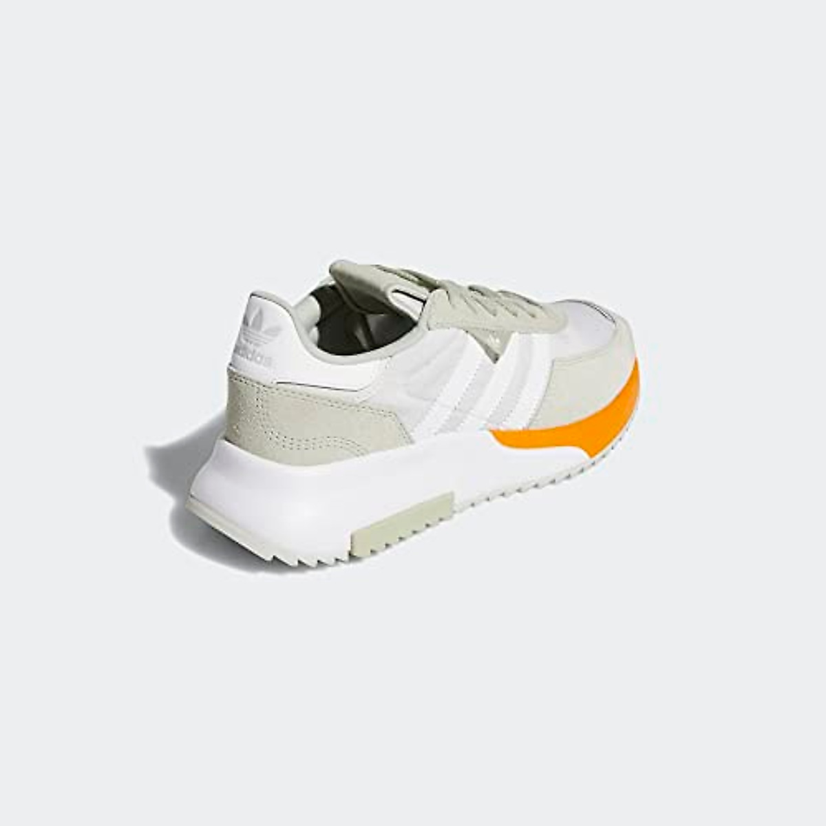 adidas Originals Women's Retropy F2 Sneaker, Grey One/White/Orange Rush, 10