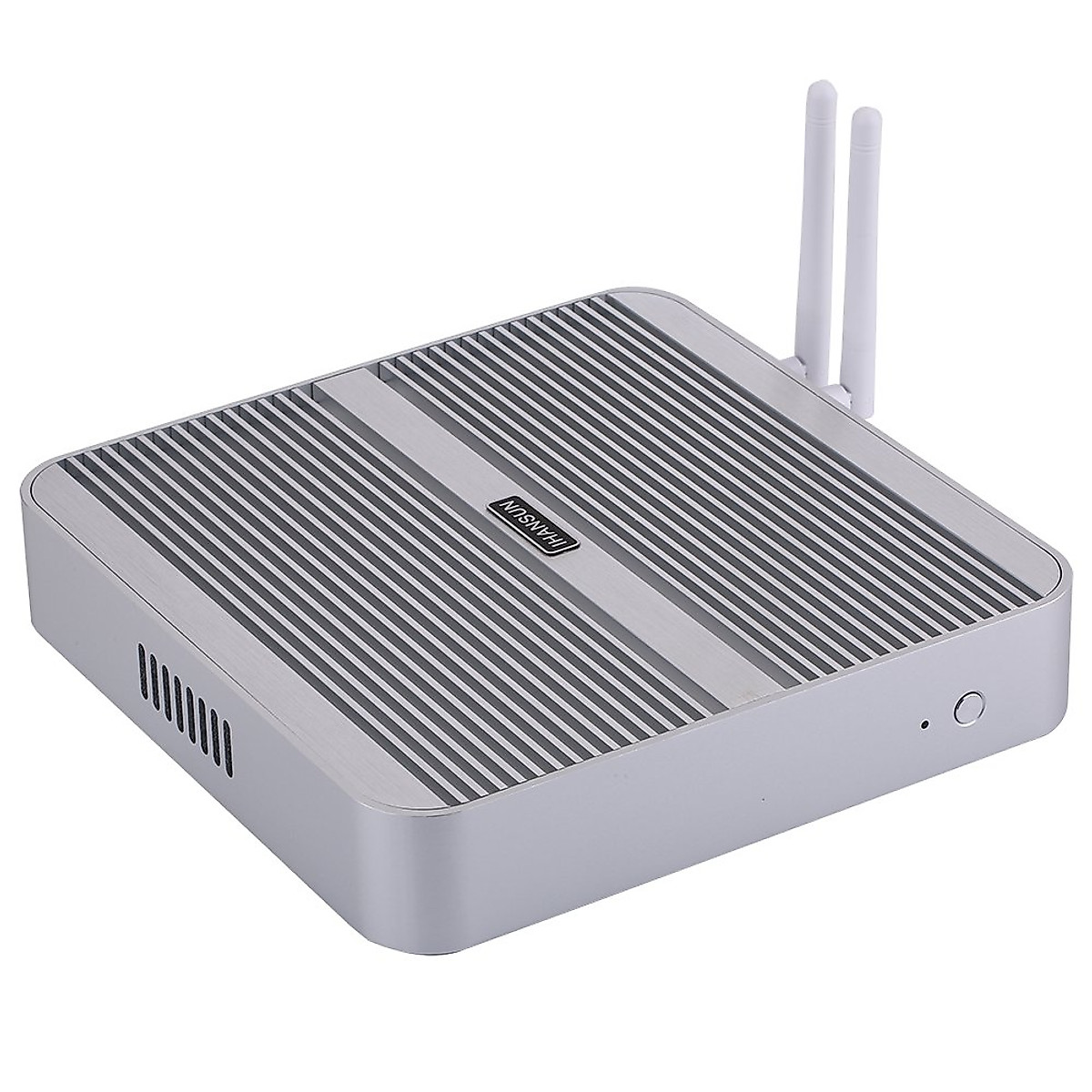 HUNSN Fanless Mini PC, Desktop Computer, HTPC, Kodi Box, Intel I3 7167U, Windows 11 pro or Linux Ubuntu, BM01, VGA, HDMI, 4 x USB3.0, 2 x USB2.0, LAN, 8G RAM 256G SSD