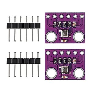 DORHEA 2Pcs BME280 3.3V Temperature Humidity Atmospheric Barometric Pressure Sensor Module GY-BME280-3.3 IIC I2C Breakout Board