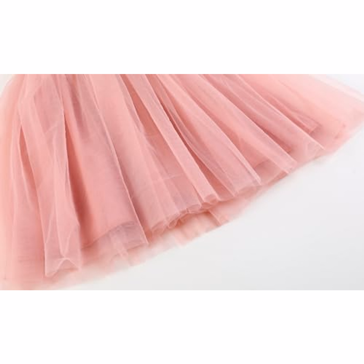 BTGIXSF Baby Girls Tutu Dress Toddler Long Sleeve Tulle Dress Princess Infant Party Dresses 698 Pink 110