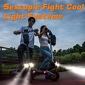 Circooter Raptor Pro Electric Scooter Adult with Smart APP, 1600W Motor, 31 Miles Range, 28 Mph Top Speed Off Road Electric Scooter with Dual Charging Ports, Storage Bag - Raptor Pro