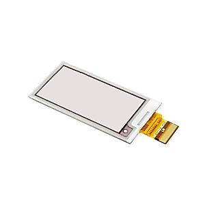 Taidacent 2.13 Inch SPI e Ink Display Bare Screen 212x104 Resolution Electronic Paper e Ink Screen Monitor Red Black and White e Ink Paper Display