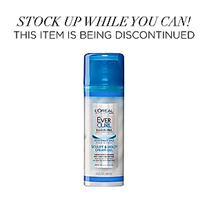 L’Oréal Paris EverCurl Sulfate Free Sculpt and Hold Cream-Gel, 5 Ounce