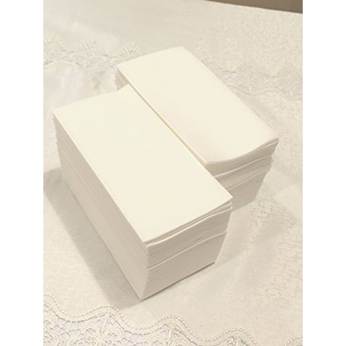 Disposable Guest Towels / Dinner Napkins - 100 Pack.- Elegant, Super Soft & Absorbent - Dining, Entertaining, Weddings, Breakroom, Powder Room. Made In USA