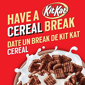 KIT KAT Chocolatey Breakfast Cereal Made with Whole Grain, Family Size, 19.5 oz