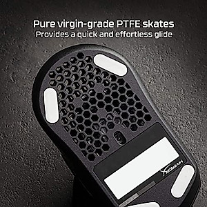 HyperX Pulsefire Haste – Gaming Mouse – Ultra-Lightweight, 59g, Honeycomb Shell, Hex Design, HyperFlex USB Cable, Up to 16000 DPI, 6 Programmable Buttons - Black/Red