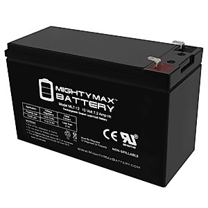 Mighty Max Battery 12V 7.2AH SLA Replacement Battery for Belkin Residential BU3DC001 UPS