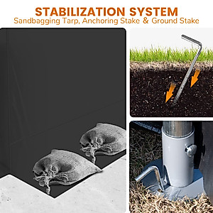 Outdoor Carport Canopy，8x14 ft Heavy Duty Canopy Shed,Metal Frame Storage She with Waterproof, UV Resistant Cover, 2 Rollup Zipper Doors for Backyard, Garden can Store Motorcycle, Garden Tools