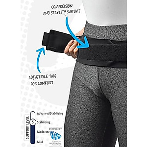 Thermoskin Sacroiliac Belt, Black, Small, 3.4 Ounce