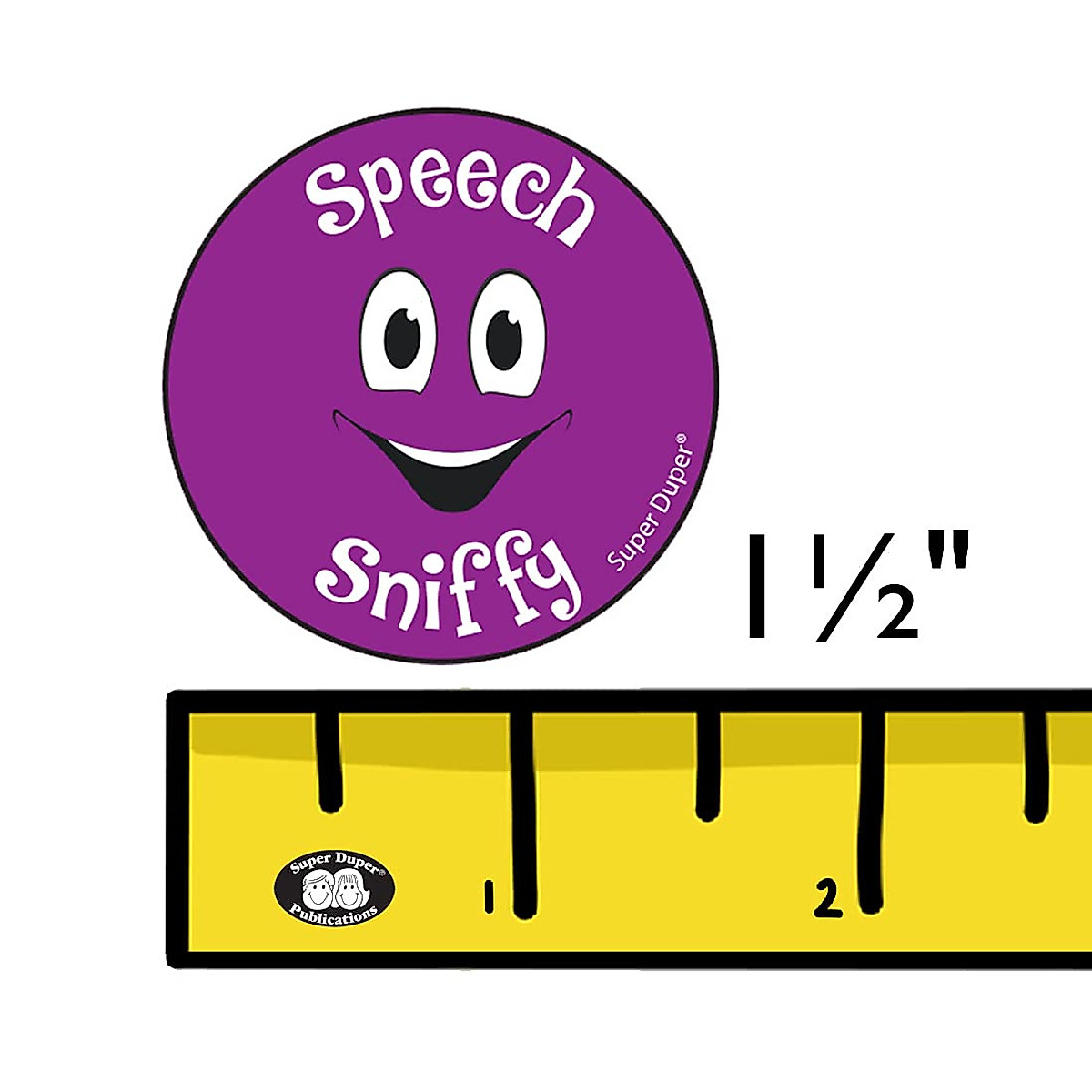 Super Duper Publications | 120 Speech Sniffys Scented Stickers | Educational Resource for Children