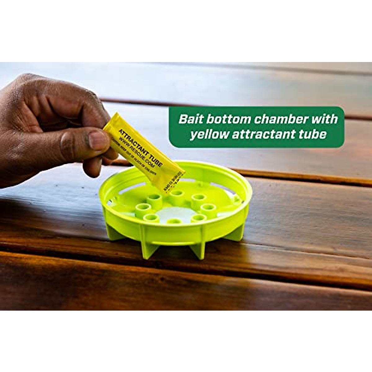 RESCUE! WHY Trap for Wasps, Hornets, & Yellowjackets – Hanging Outdoor Trap