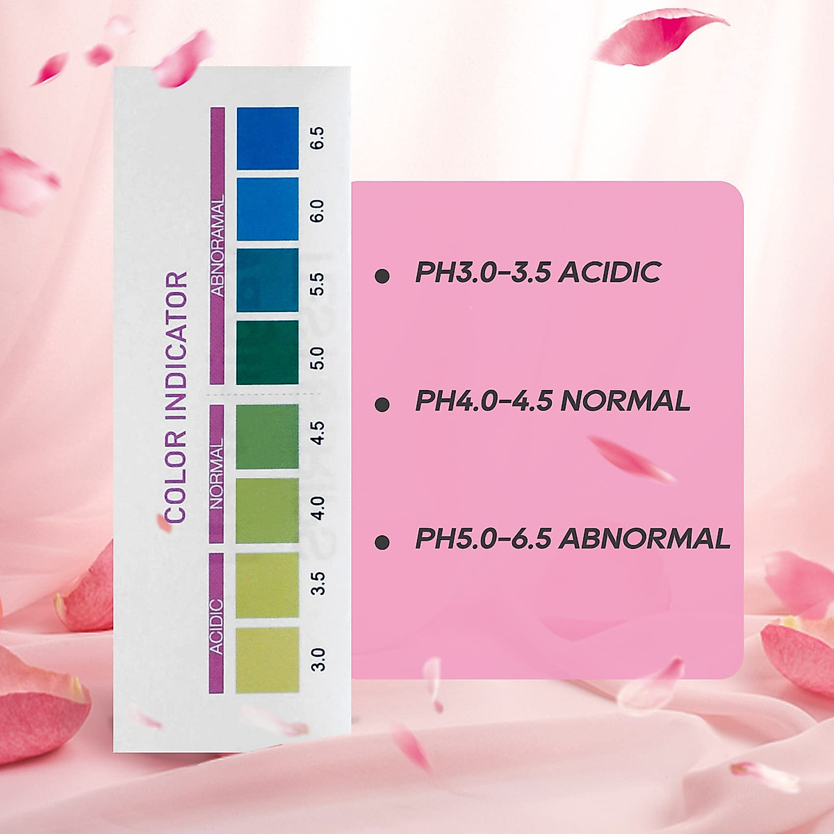 Karagas Vaginal pH Test Strips(50 Strips),PH Balance Test Strips for Women,Vaginal Health Monitoring,Measures Acidity Alkalinity and pH Balance,Sealed Package-50 Strips Value Pack