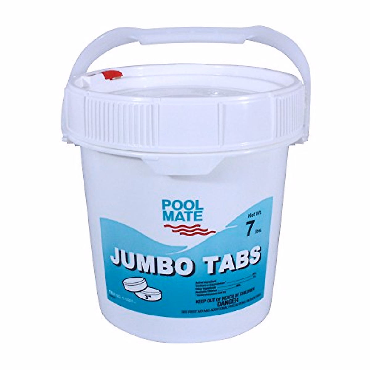 Pool Mate 1-1407 Jumbo Tabs Swimming Pool Chlorine, 7-Pounds