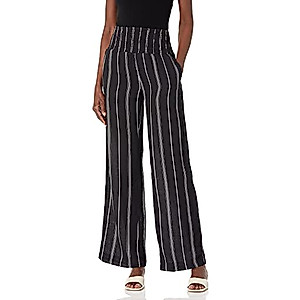Billabong womens New Waves Stripe Pants, Black White, Small US