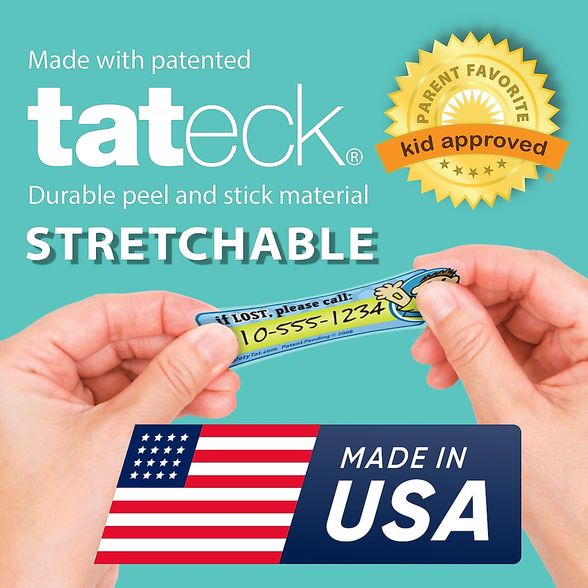 Quick Stick Write-on! Child ID Tattoos NEW (Beach 6pk.)