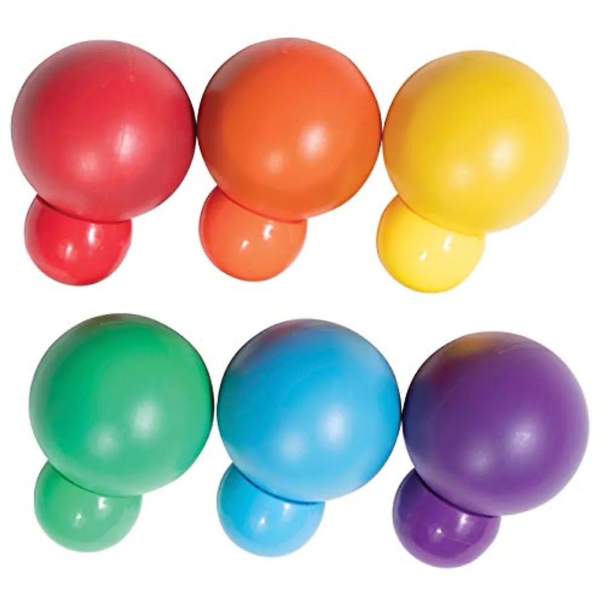 READY 2 LEARN Doodle Dabbers Dot Markers - Set of 6 Washable Colors - Non Toxic - Unique Toddler Grip - Markers for Kids