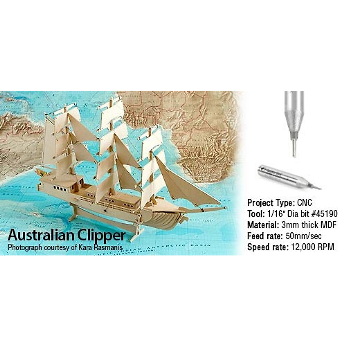 Amana Tool - 45239 Solid Carbide Cutting Edge Straight Plunge CNC Router Bit for Wood High Production 3/16 Dia x 5/8 x ¼ Inch Shank