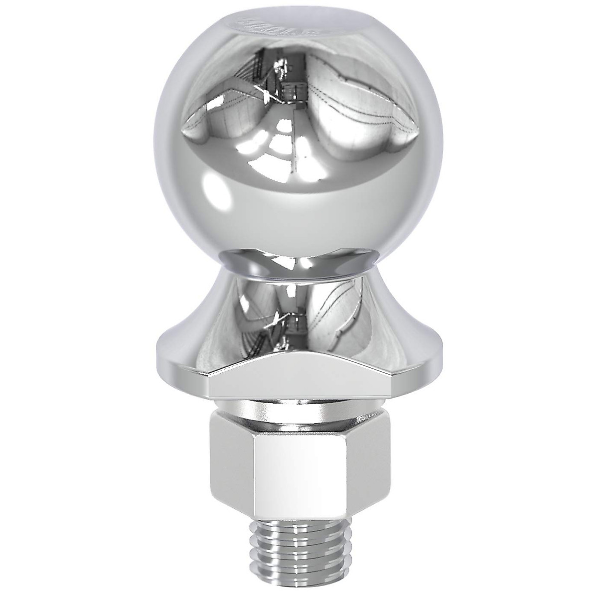 ATRLY2019D Torin Trailer Hitch Ball, 2 Inch Diameter, 1.75 Ton (3,500 lbs), 3/4 x 1-3/4-Inch Shank