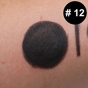 ISMINE One Black Lip Liner, Professional Matte Lip Pencil Waterproof Long Lasting Smooth Natural Lip Liner (#12)