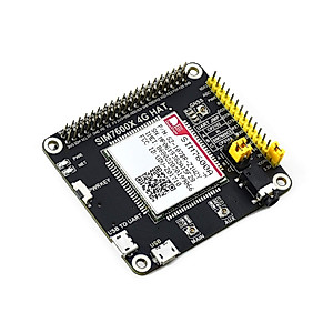 Ingcool 4G / 3G / GNSS HAT Compatible with Raspberry Pi 4B/3B+/3B/2B/Zero/Zero W/Zero WH,Jetson Nano Based on SIM7600A-H 4G Support LTE CAT4 for Downlink Data Transfer,4G Connection etc