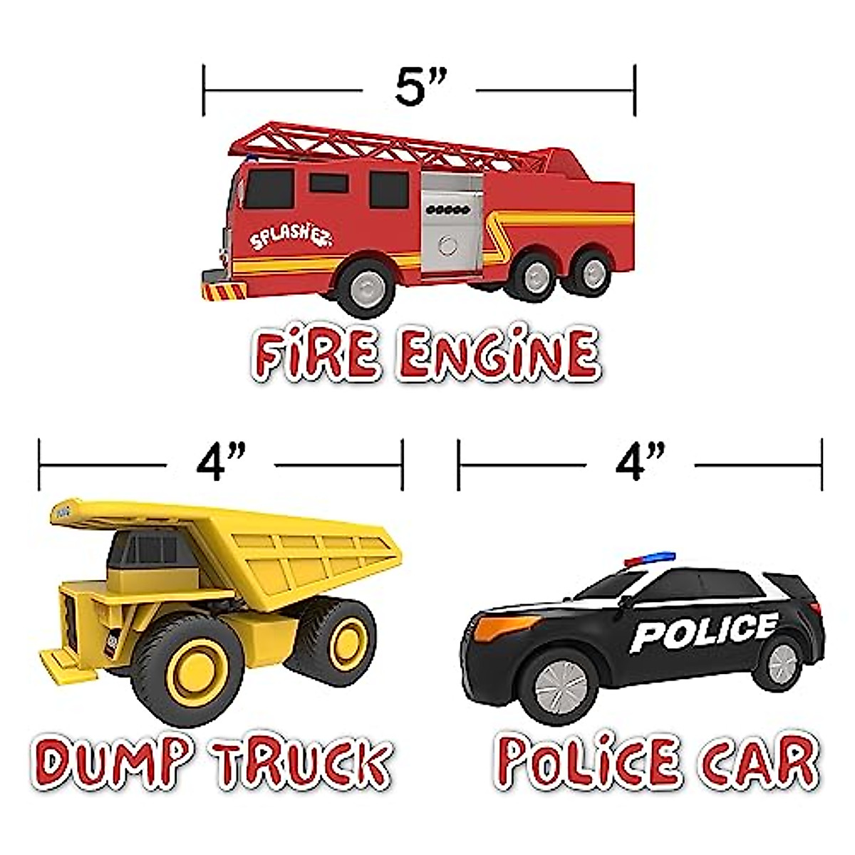 No Hole Bath Toys for Babies and Toddlers, Car Mold Free Bath Toys, Bath Toys no Mold for Tub, Beach, Pool, BPA-Free, Safe, Fun Infant Baby Bath Toys No Holes 0 1-3 6 12 18 Month