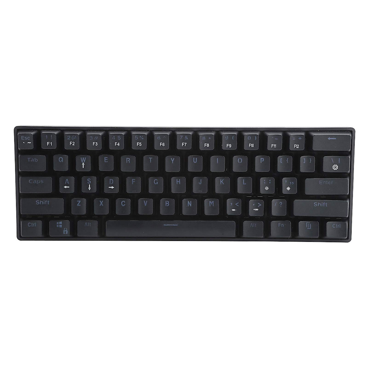 Estink Gaming Keyboard,61 Key Wired Mechanical Keyboard,LED Backlit Gaming Keyboard,Gaming Keyboard with Blue Switch,Suitable for Home and Office