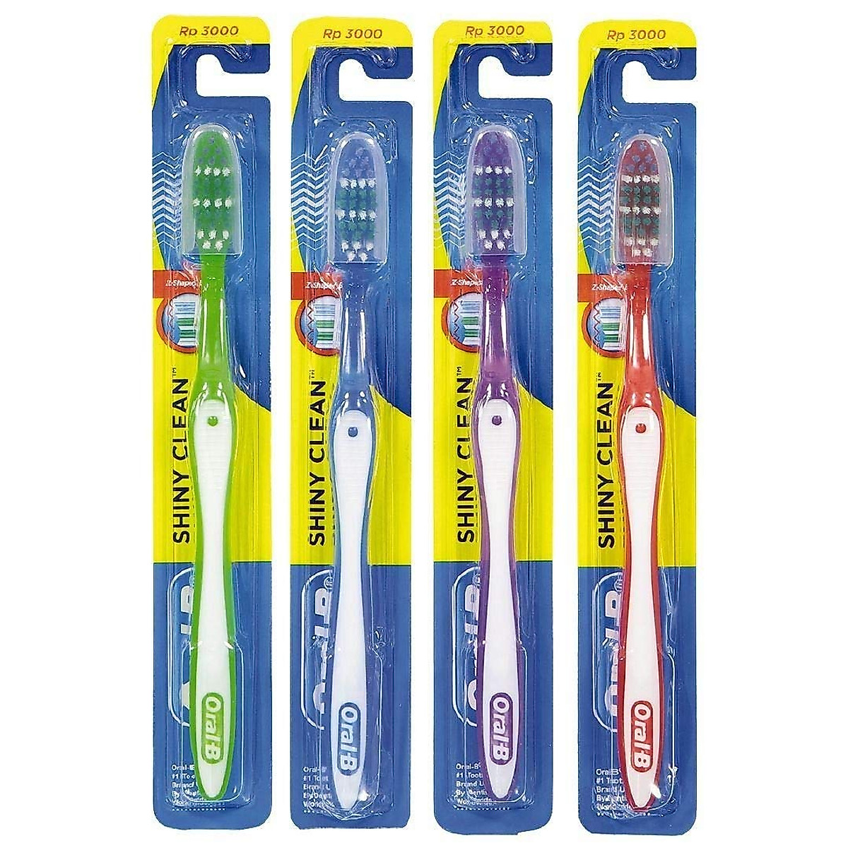 Oral B OB-Shinycln-12pk 12 Pack - Shiny Clean Soft 35