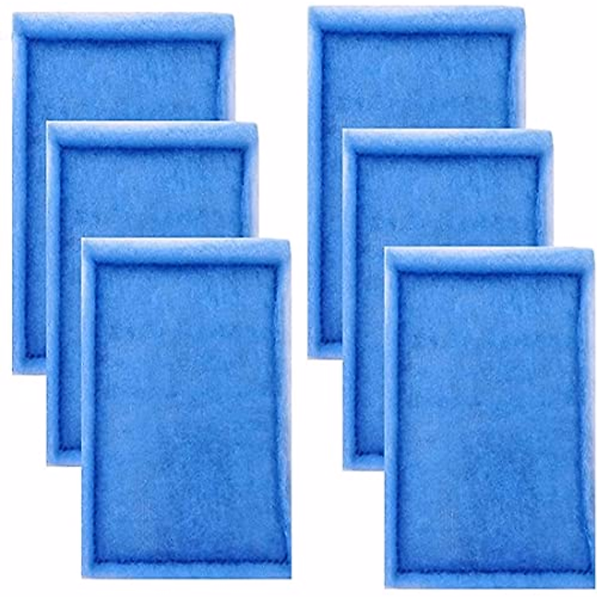 JSHD Aquarium Filter Cartridge,for Aqua tech 30 to 60 Filters, Aquarium Filters for Aqua-tech ez-Change 3 Power Aquarium Filter,Fish Filter Cartridge fits 55 Gallon Fish Tank Filter(6 pcs)