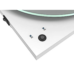 Pro-Ject T1 Phono SB Turntable with Built-in Preamp and Electronic Speed Change (Satin White)