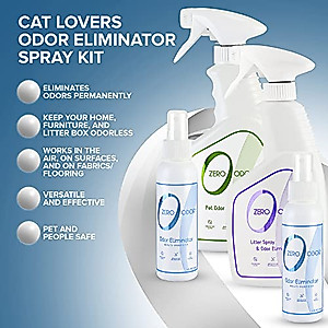 Zero Odor ZOP 1062 Lover's Kit Cats Odor Remover