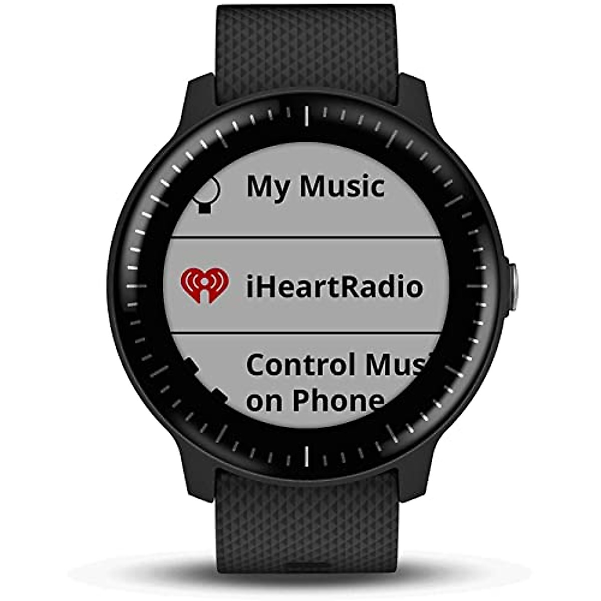 Garmin vivoactive 3 Music GPS Smartwatch 010-N1985-01, Black with Silver Hardware, Music Storage and Playback (Renewed)