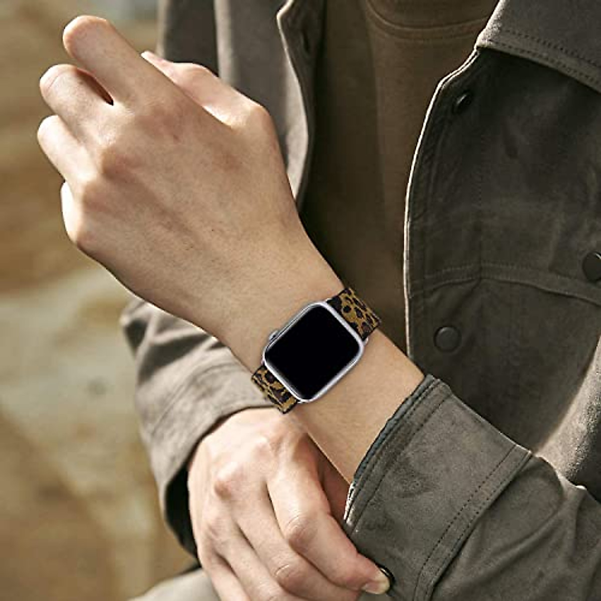 4 Pack Stretchy Nylon Bands Compatible with Apple Watch Band 38mm 40mm 41mm 42mm 44mm 45mm 49mm for Women Men, Elastic Solo Loop Adjustable Sport Braided Strap for iWatch Series 8 7 SE 6 5 4 3 2 1