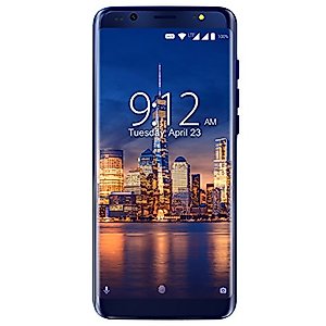 NUU Mobile G3-64GB/4GB RAM - 13MP+5MP Rear Camera, 13MP Front Selfie Camera - Dual-SIM 4G LTE Unlocked Cell Phone- Blue-One-Year US Warranty