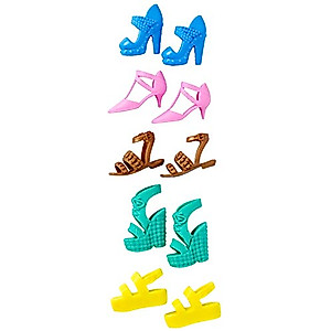 Barbie Accessories Curvy & Tall Doll Shoe Pack