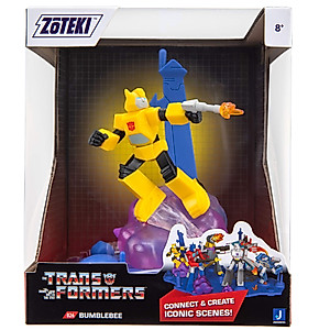 Zoteki Transformers Bumblebee - 4” Collectible Figure - Collect All Series 1: Fan Favorite Characters Optimus Prime, Megatron, Starscream, Soundwave, Grimlock, Bumblebee, Mystery Chase Variant