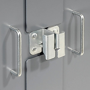 Global Industrial Bin Cabinet with 144 Red Bins, 38x24x72, Assembled