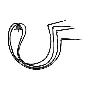 LRJSKWZC Garden Sprinkler 1 Set 4-Ways Drop Bent Arrow Drip Irrigation Fittings Garden Home Flower Plant Drip Irrigation System Greenhouse Dripper (Color : Black)