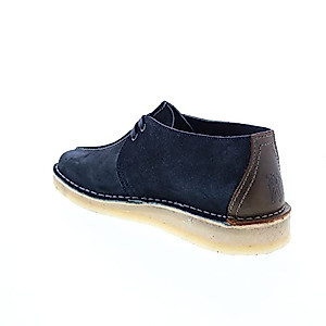 MEN’S CLARKS ORIGINAL DESERT TREK “MADE IN PORTUGAL, INK HAIRY SUEDE, 7.5