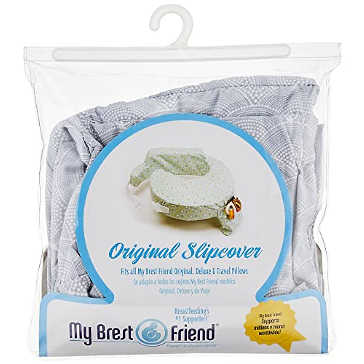 My Brest Friend Original Nursing Pillow Slipcover Sleeve | Great for Breastfeeding Moms | Pillow Not Included, Horizon