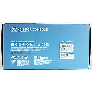 Razer Kraken for Console - Wired Console Gaming Headset (Custom-Tuned 50 mm Drivers, Cooling Gel-Infused Ear Cushions, Unidirectional Retractable Microphone, Cross-Platform) Black-Blue