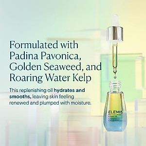 ELEMIS Pro-Collagen Marine Oil, 15ml – Ultra-Lightweight Anti-Wrinkle Daily Face Oil Moisturizer, Deeply Moisturize, Nourish & Hydrate for Youthful Look, Fine Lines and Wrinkles Treatment